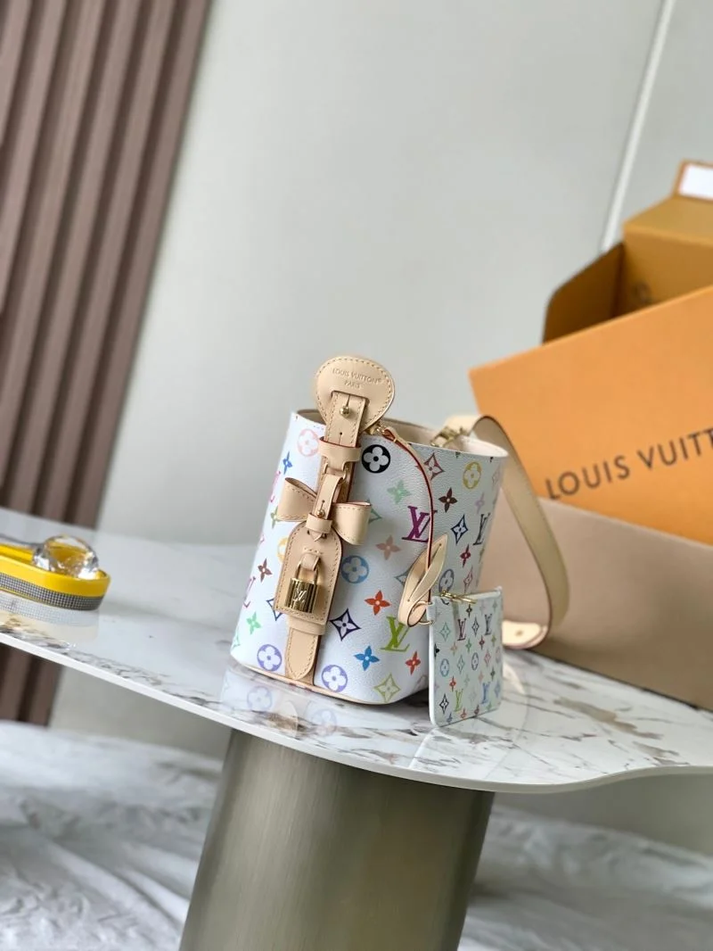 Indistinguishable Louis Vuitton Bucket Bags