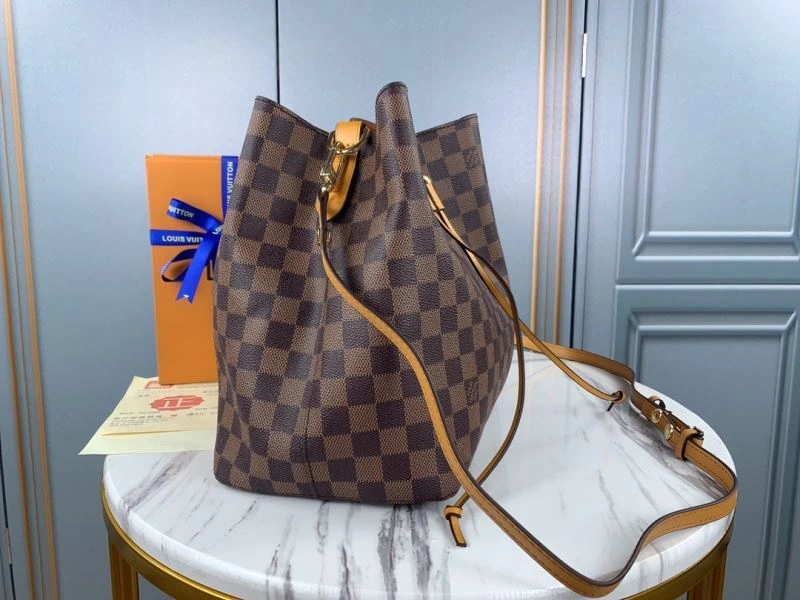 Brand-authenticated Louis Vuitton Bucket Bags
