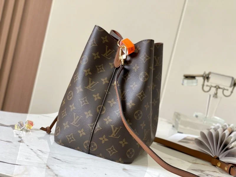 Brand-authenticated Louis Vuitton Bucket Bags
