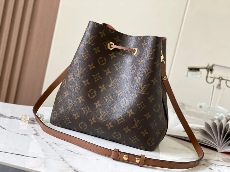 Brand-authenticated Louis Vuitton Bucket Bags
