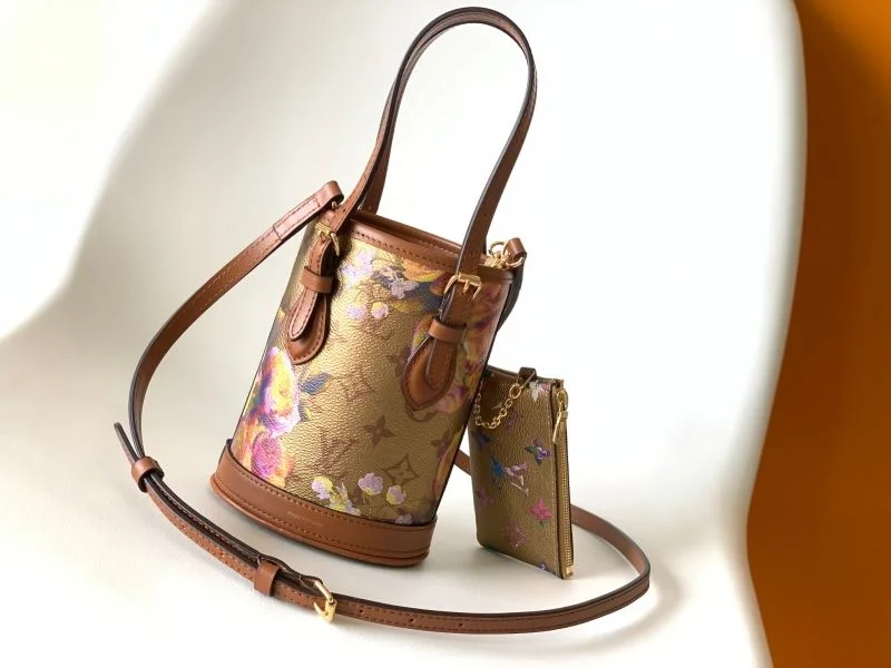 Indistinguishable Louis Vuitton Bucket Bags