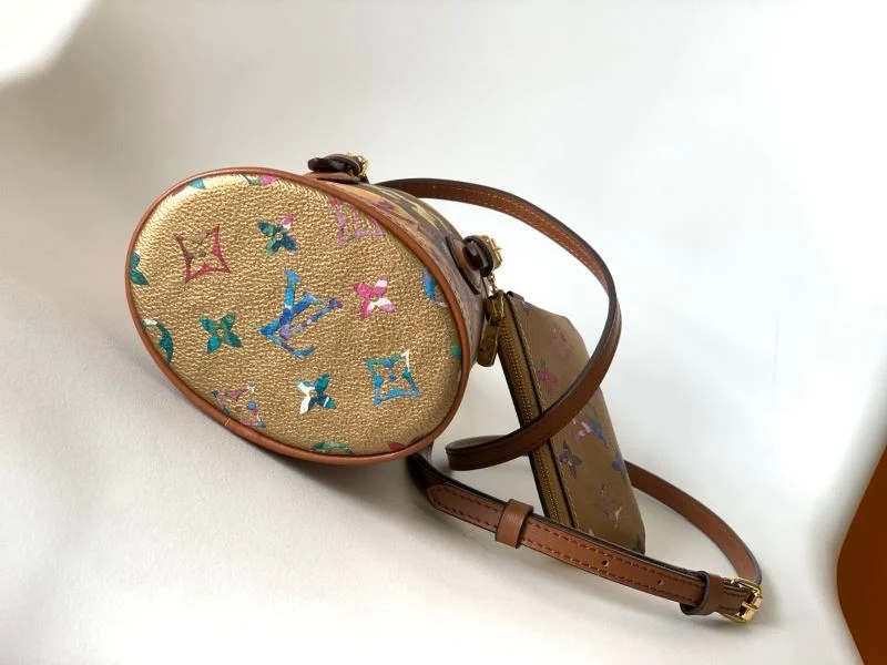 Indistinguishable Louis Vuitton Bucket Bags