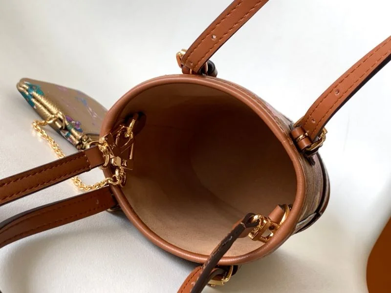 Indistinguishable Louis Vuitton Bucket Bags
