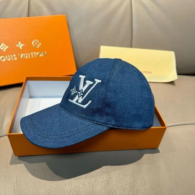 Brand-authenticated Louis Vuitton Caps