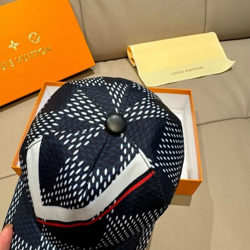 Brand-authenticated Louis Vuitton Caps