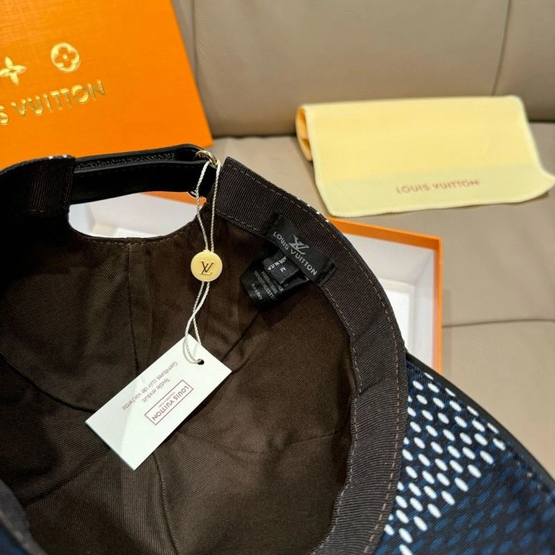 Brand-authenticated Louis Vuitton Caps