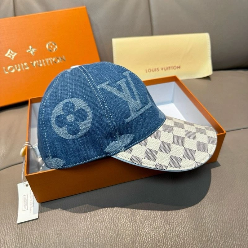 Brand-authenticated Louis Vuitton Caps