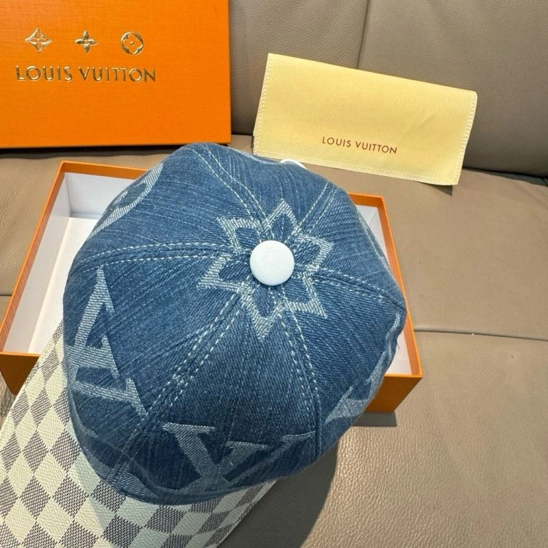 Brand-authenticated Louis Vuitton Caps