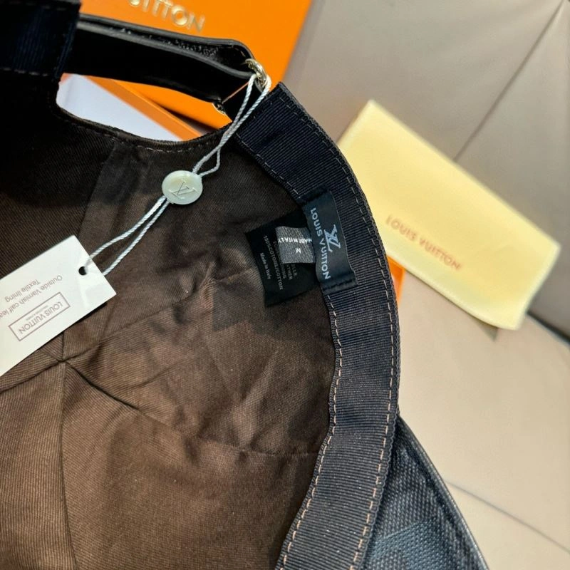 Brand-authenticated Louis Vuitton Caps