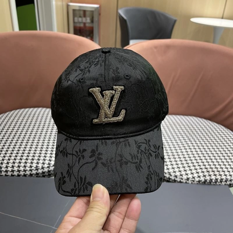 Brand-authenticated Louis Vuitton Caps