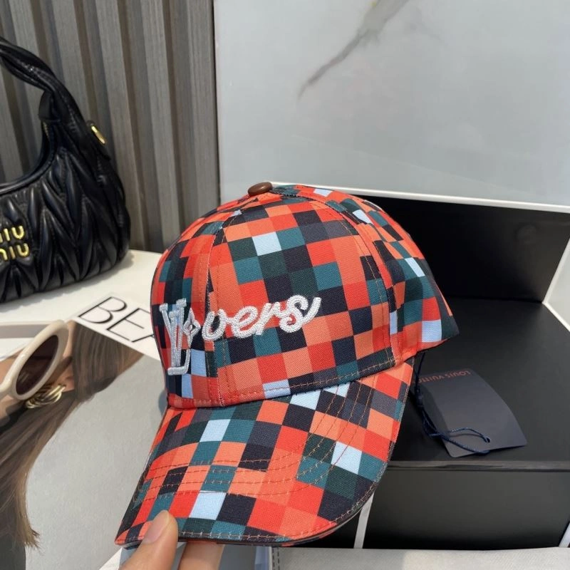 Brand-authenticated Louis Vuitton Caps