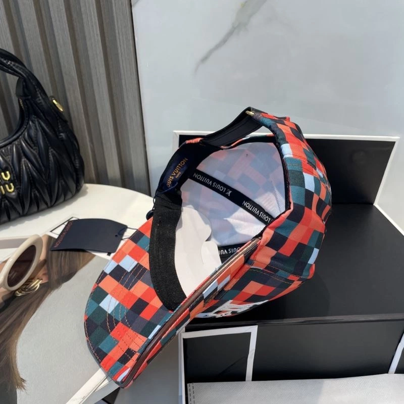 Brand-authenticated Louis Vuitton Caps