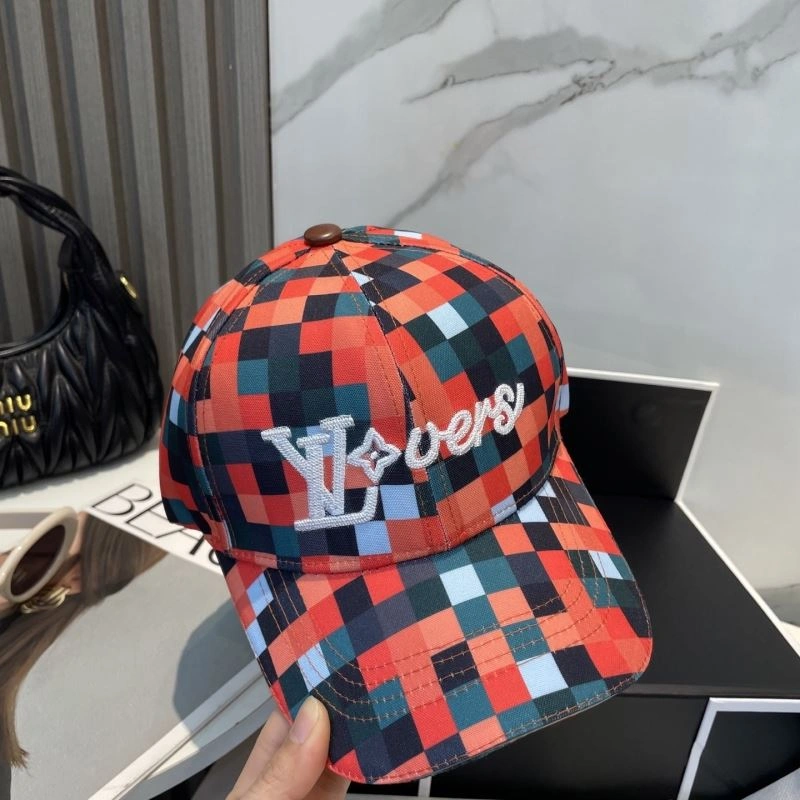 Brand-authenticated Louis Vuitton Caps