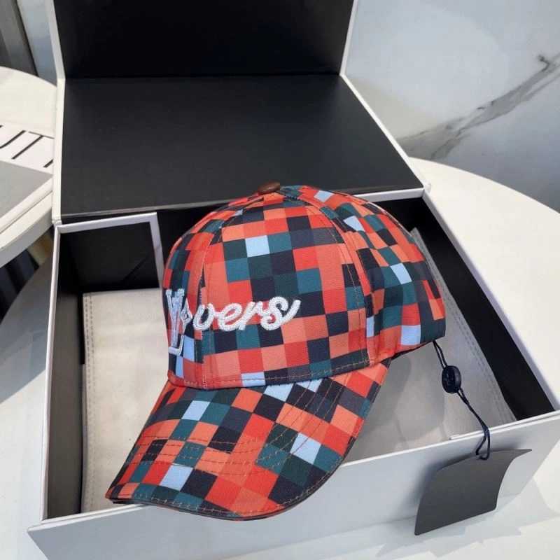 Brand-authenticated Louis Vuitton Caps