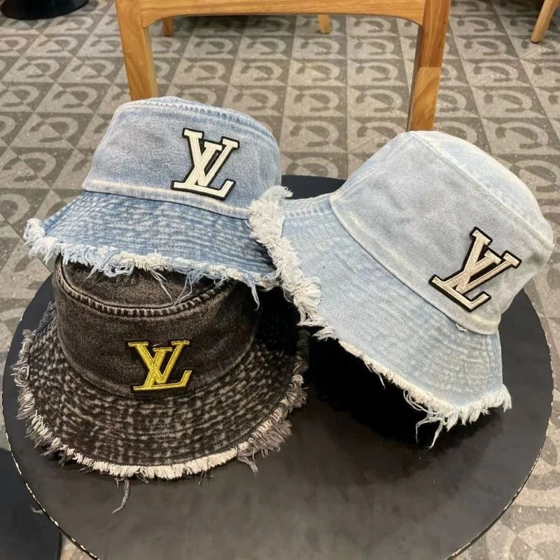 Brand-authenticated Louis Vuitton Caps