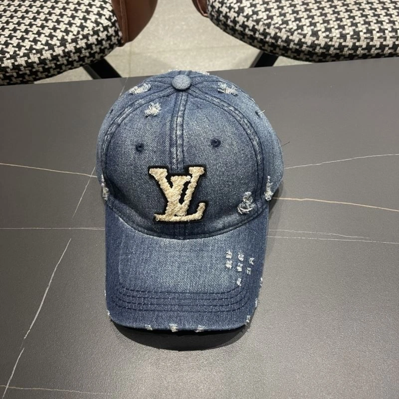 Brand-authenticated Louis Vuitton Caps