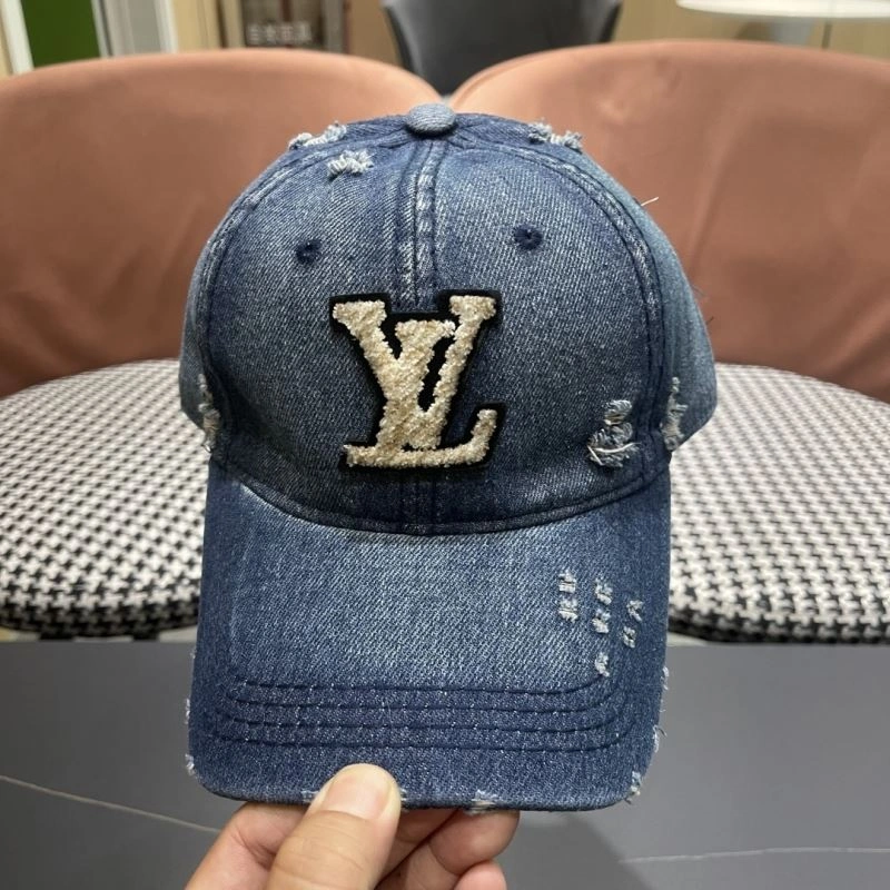 Brand-authenticated Louis Vuitton Caps