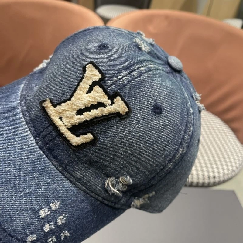 Brand-authenticated Louis Vuitton Caps