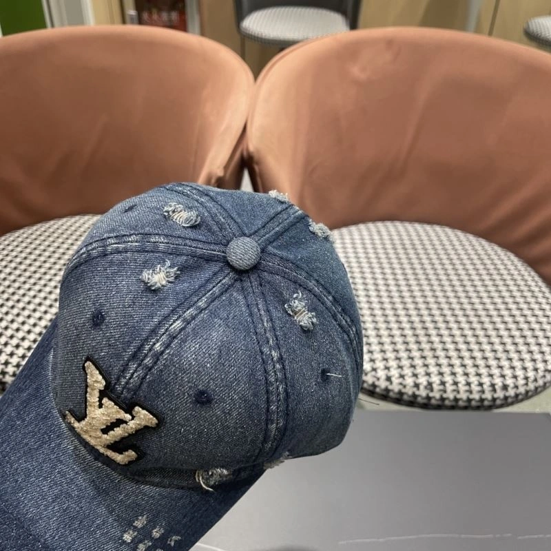 Brand-authenticated Louis Vuitton Caps