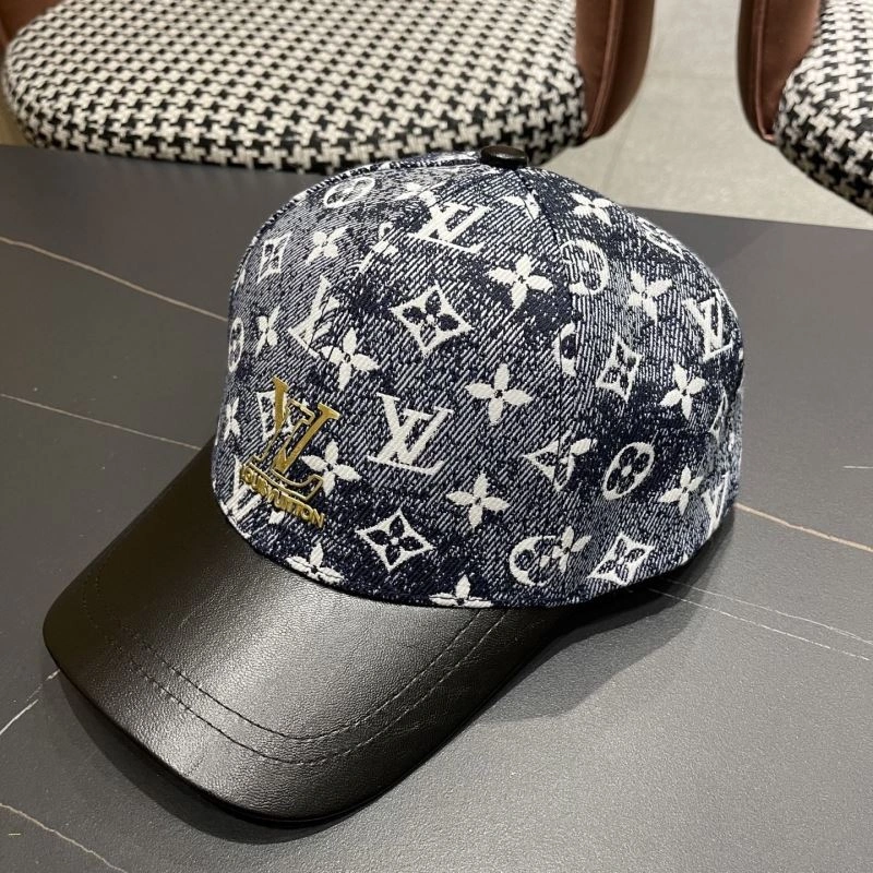 Brand-authenticated Louis Vuitton Caps