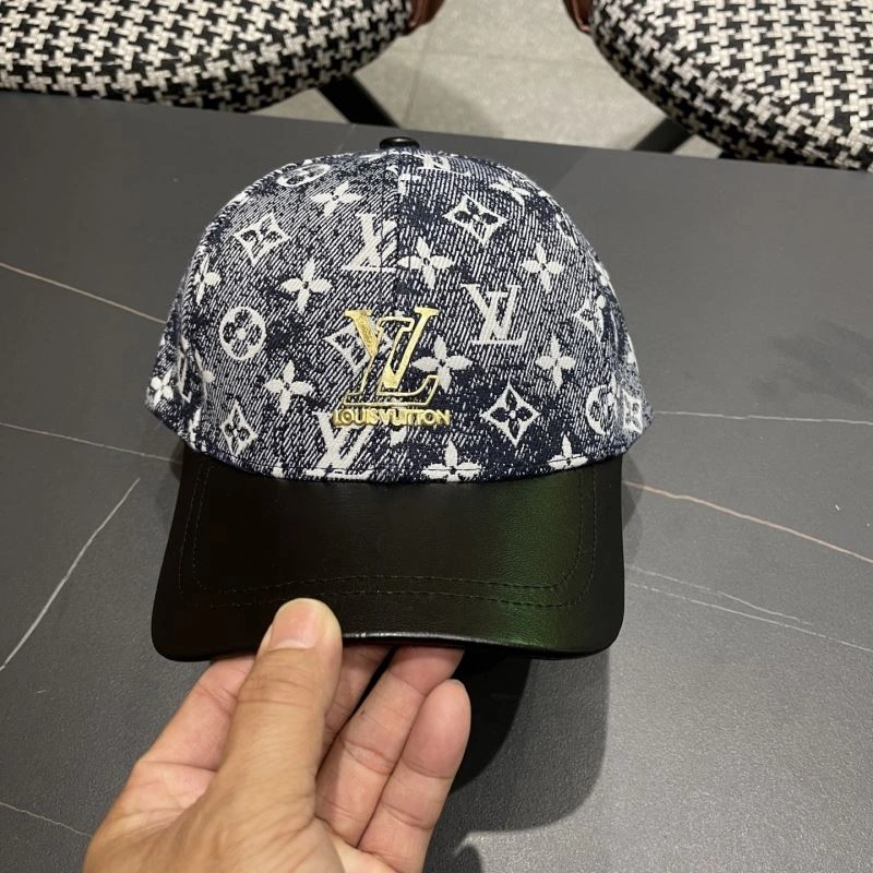 Brand-authenticated Louis Vuitton Caps
