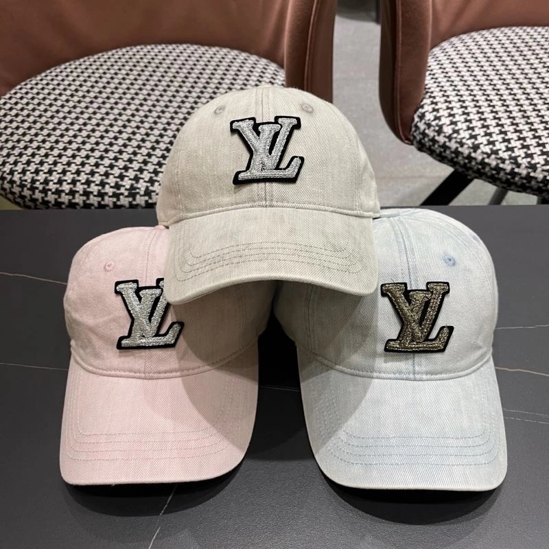 Brand-authenticated Louis Vuitton Caps