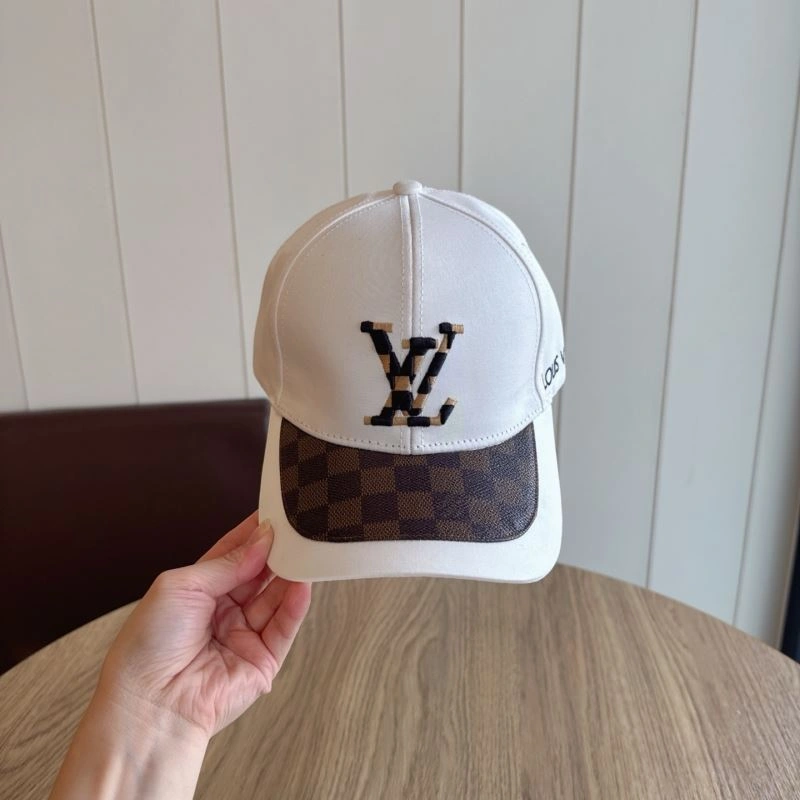 Brand-authenticated Louis Vuitton Caps