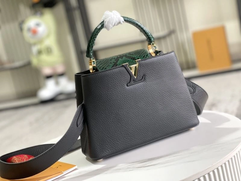 Brand-authenticated Louis Vuitton Capucines BB Bags