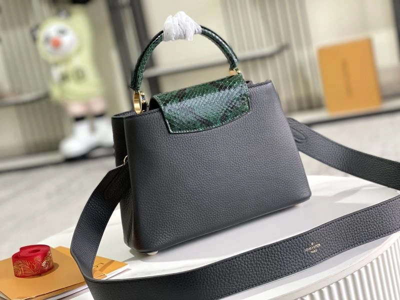 Brand-authenticated Louis Vuitton Capucines BB Bags
