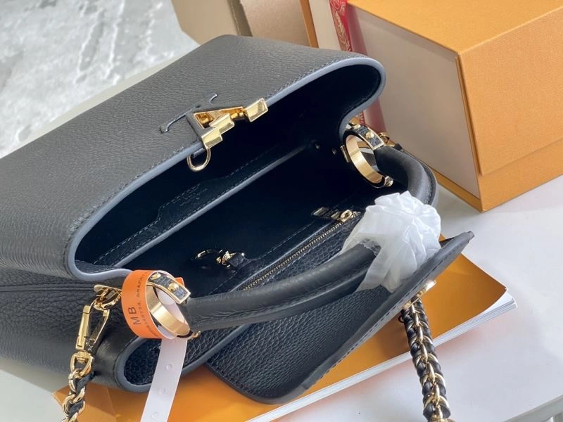 Brand-authenticated Louis Vuitton Capucines BB Bags