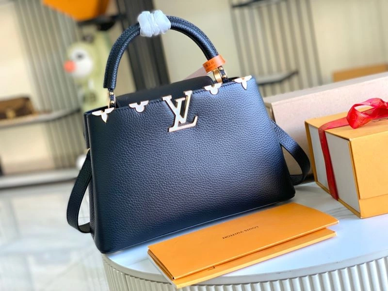 Brand-authenticated Louis Vuitton Capucines BB Bags