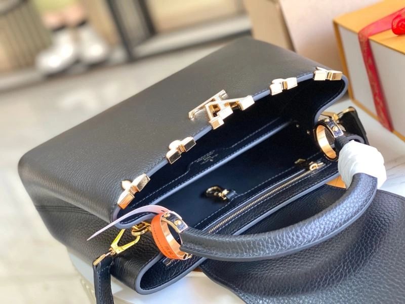 Brand-authenticated Louis Vuitton Capucines BB Bags