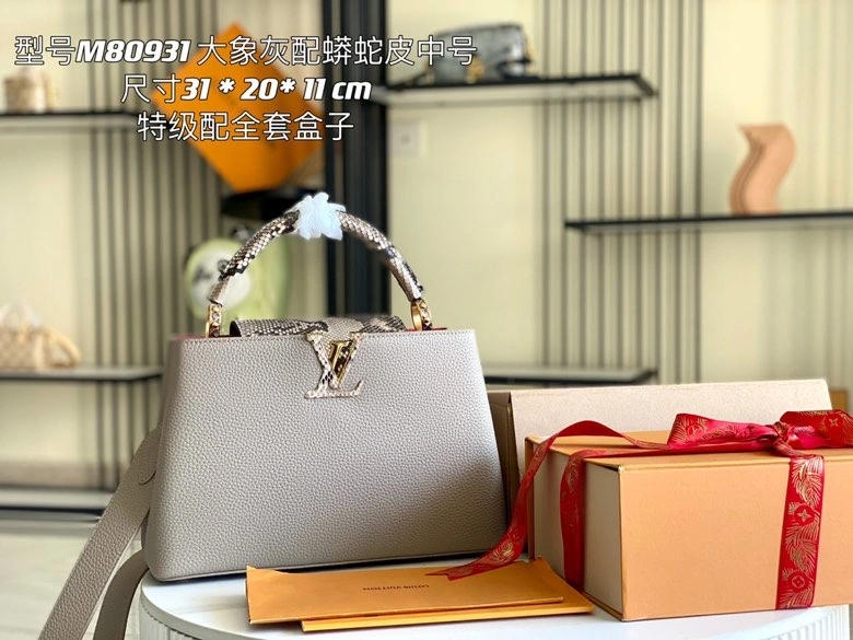 Exact replica Louis Vuitton Capucines BB Bags