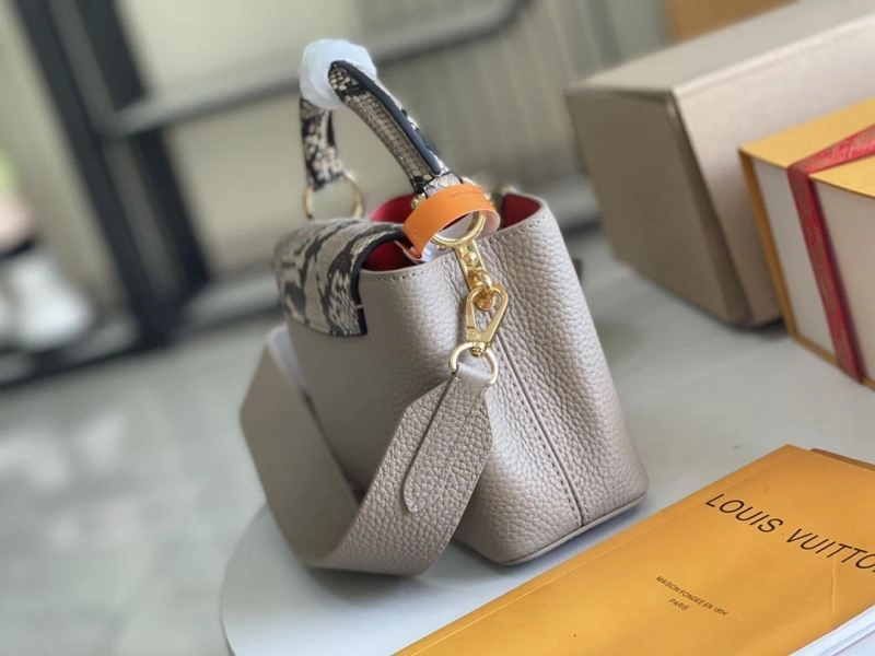 Brand-authenticated Louis Vuitton Capucines BB Bags