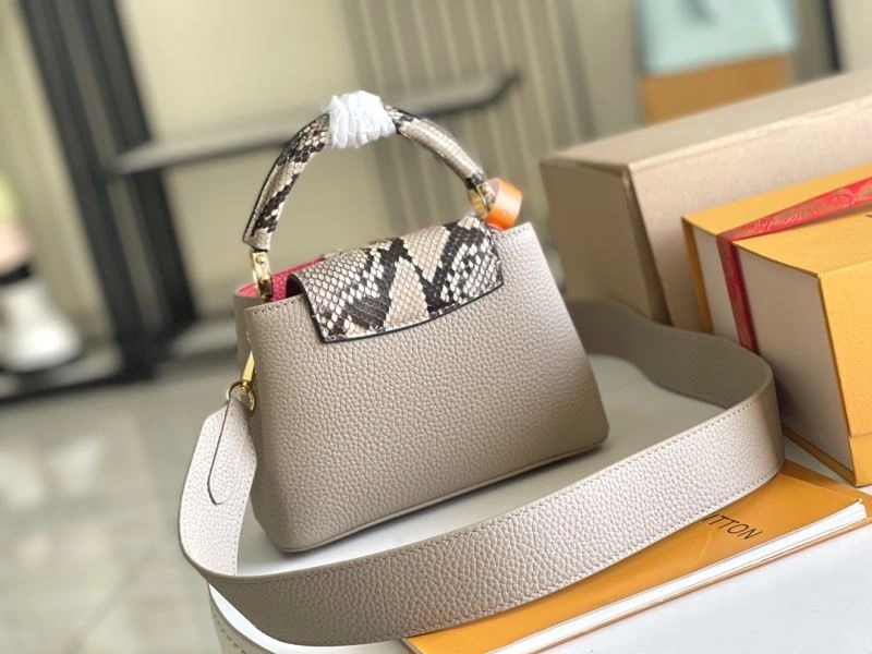Brand-authenticated Louis Vuitton Capucines BB Bags