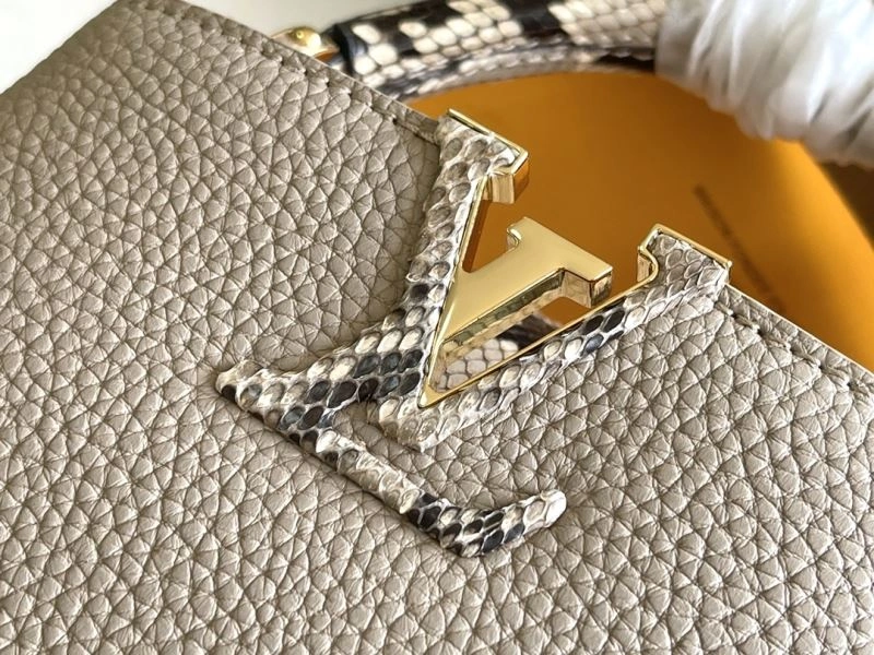 Brand-authenticated Louis Vuitton Capucines BB Bags