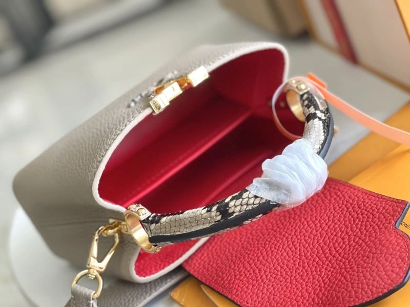 Brand-authenticated Louis Vuitton Capucines BB Bags