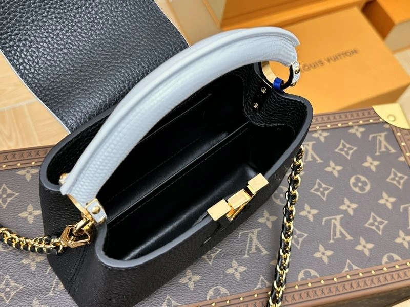 Brand-authenticated Louis Vuitton Capucines BB Bags