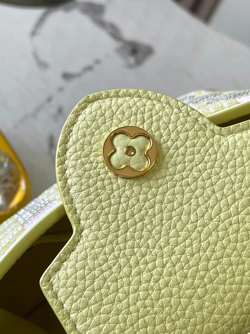 Brand-authenticated Louis Vuitton Capucines BB Bags