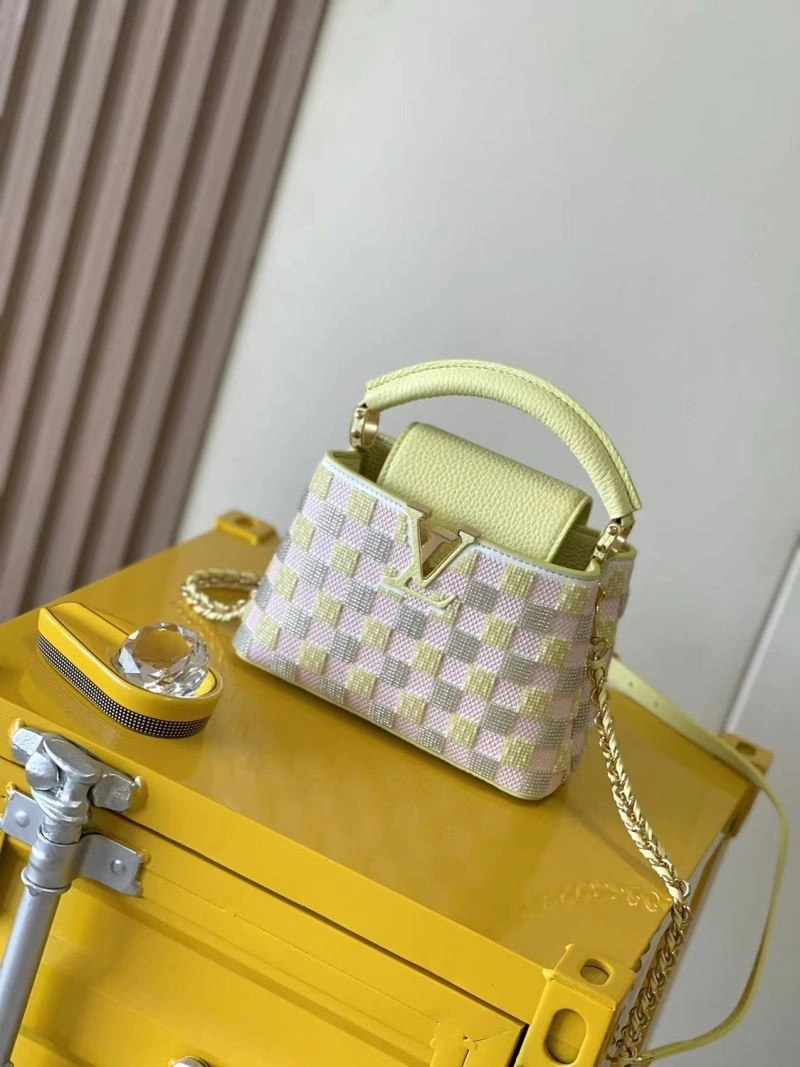 Brand-authenticated Louis Vuitton Capucines BB Bags