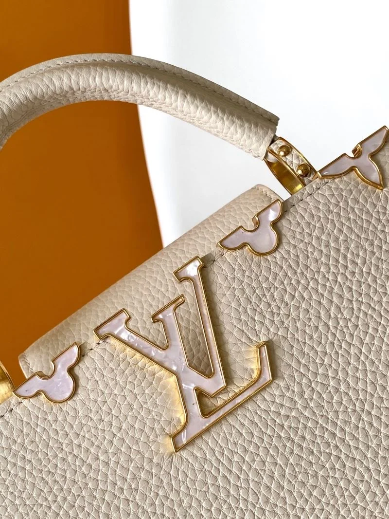 Brand-authenticated Louis Vuitton Capucines BB Bags