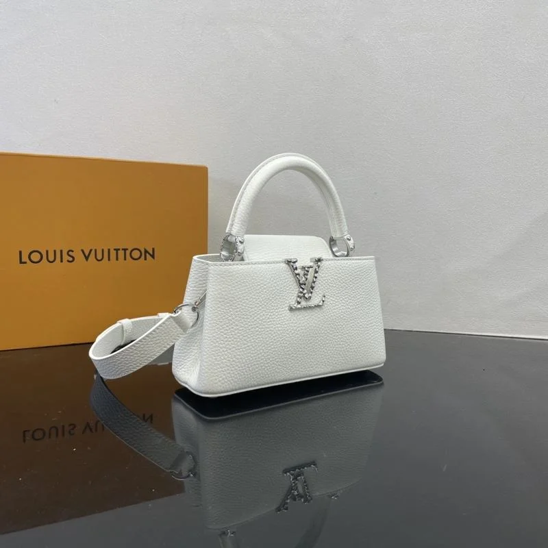 Brand-authenticated Louis Vuitton Capucines BB Bags