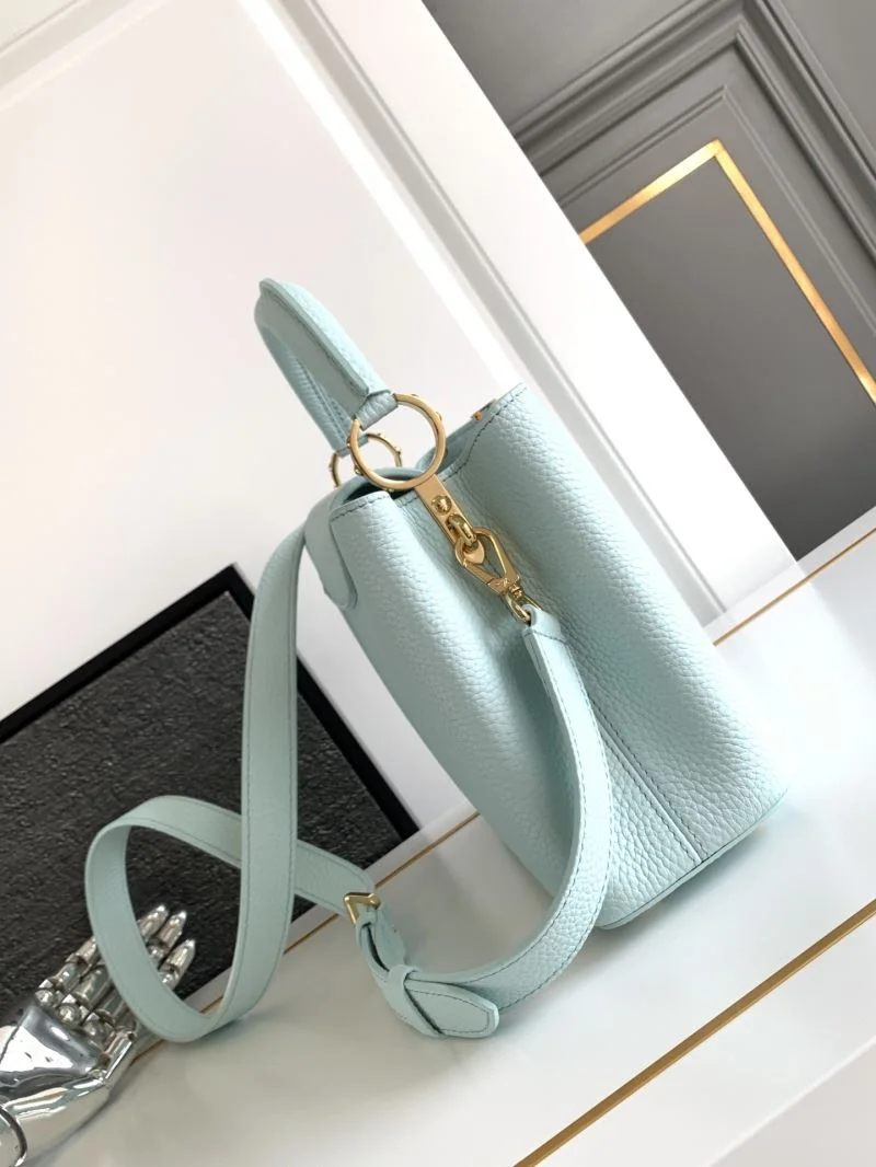 Brand-authenticated Louis Vuitton Capucines BB Bags