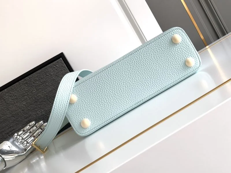 Brand-authenticated Louis Vuitton Capucines BB Bags
