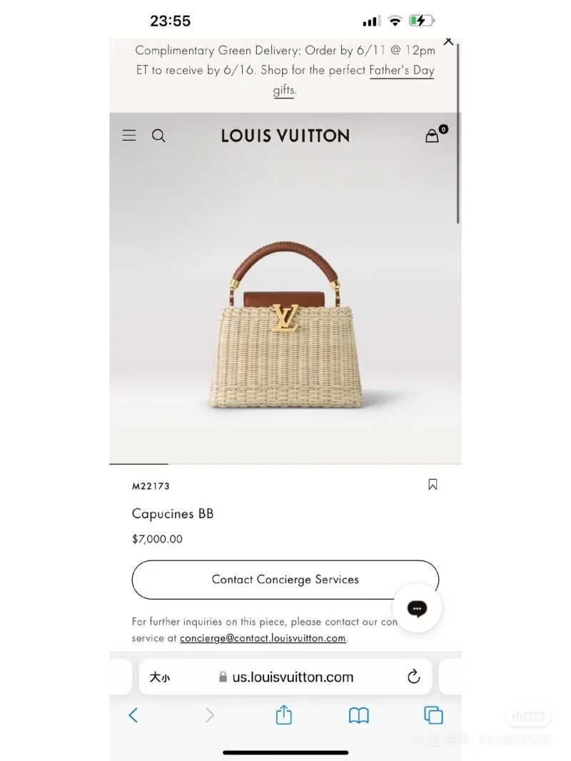 Budget-friendly Louis Vuitton Capucines BB Bags
