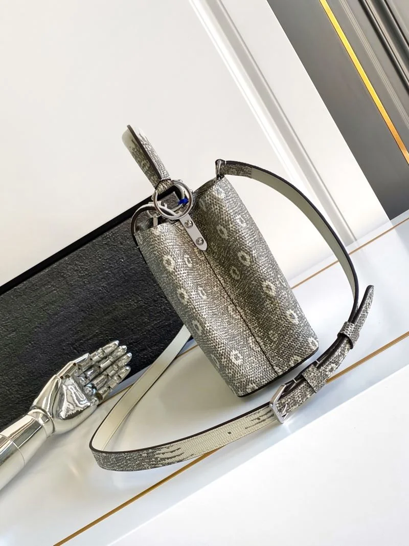 Brand-authenticated Louis Vuitton Capucines BB Bags