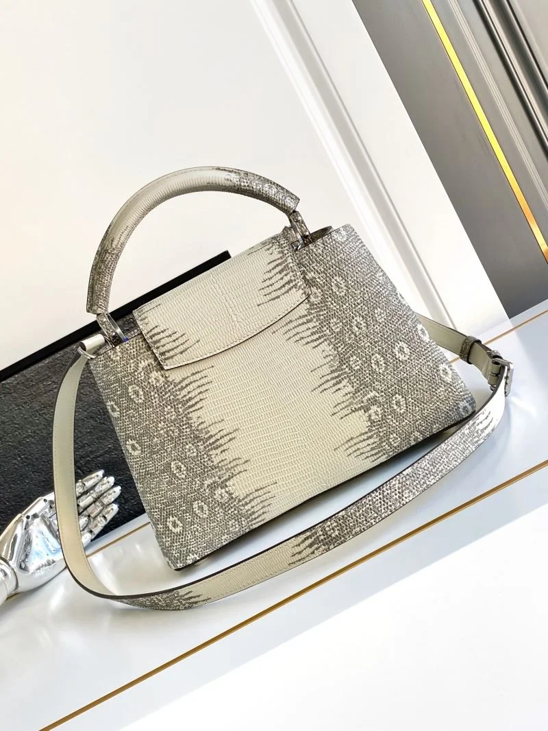 Brand-authenticated Louis Vuitton Capucines BB Bags