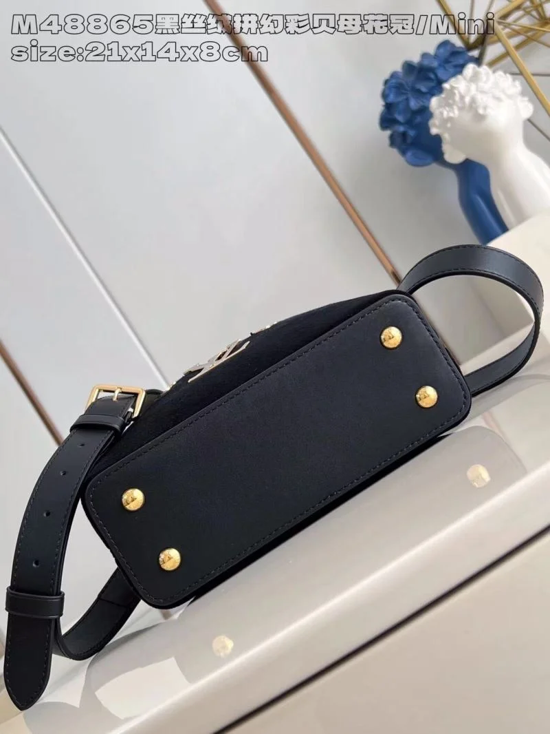Brand-authenticated Louis Vuitton Capucines BB Bags
