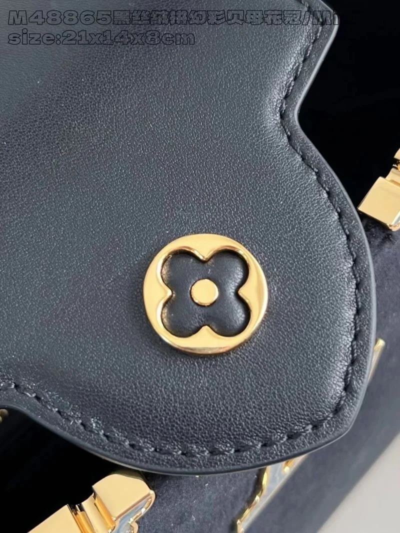 Brand-authenticated Louis Vuitton Capucines BB Bags