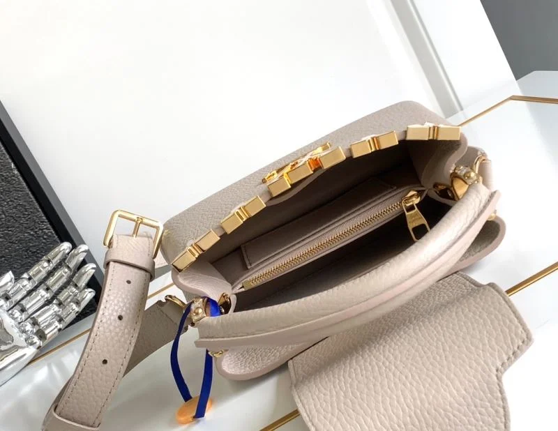 Brand-authenticated Louis Vuitton Capucines BB Bags
